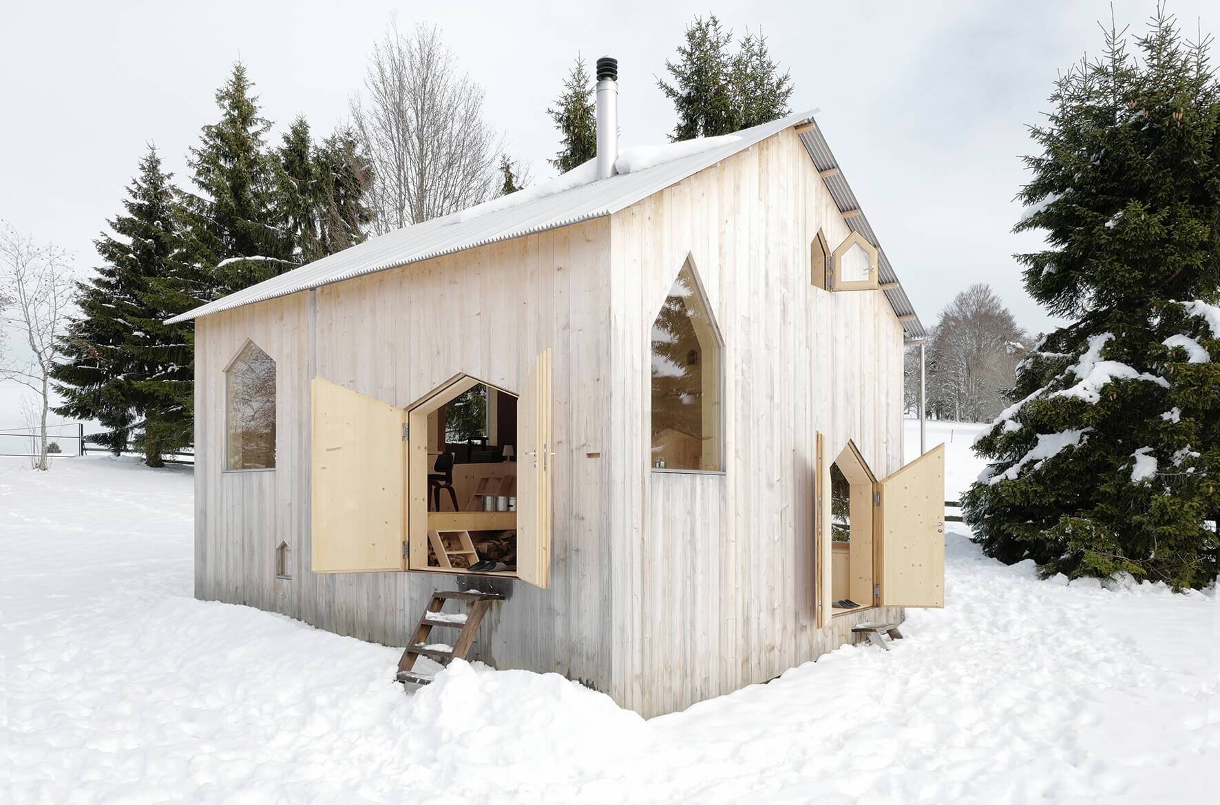 Humble Homes | An Old Swiss Chalet gets Rebuilt as an Unusual Retreat ...